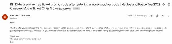 [Real Canadian Superstore] RCSS West 2x Peace Tea 12 pack with Cineplex ...