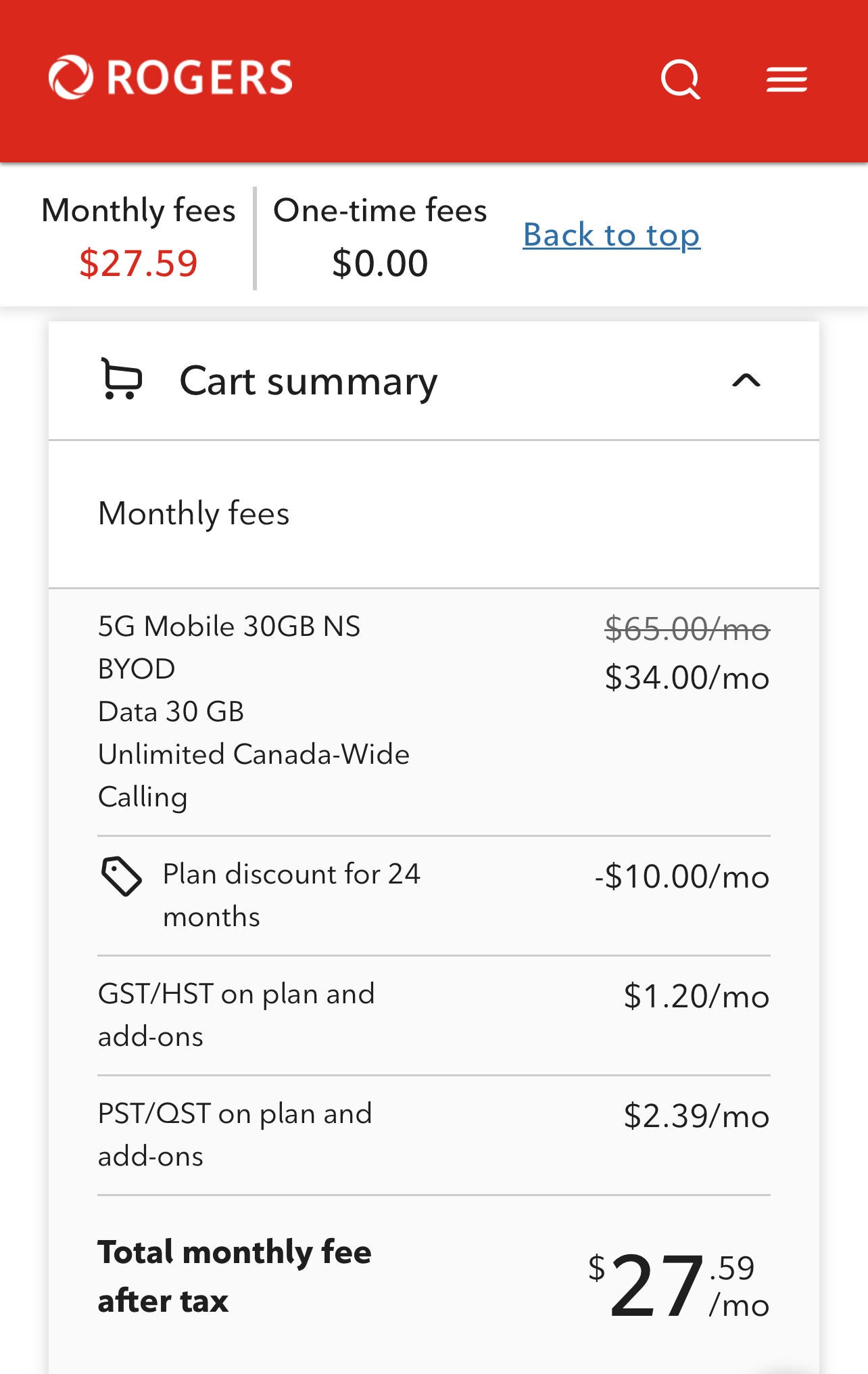[Rogers] [Boxing Day] [Rogers] $24 5G 50GB plan (QC only ...