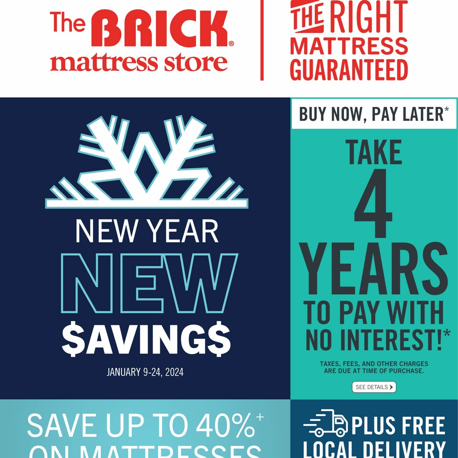 The Brick Weekly Flyer - Mattress Store - New Year, New Savings (AB ...