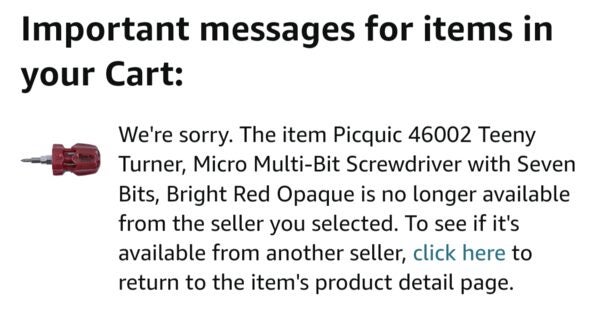 [Amazon.ca] (DEAD) - Picquic 46002 Teeny Turner, Micro Multi-Bit ...