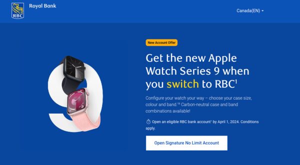[Royal Bank] Get Apple Watch Series 9 when you open eligible account to ...