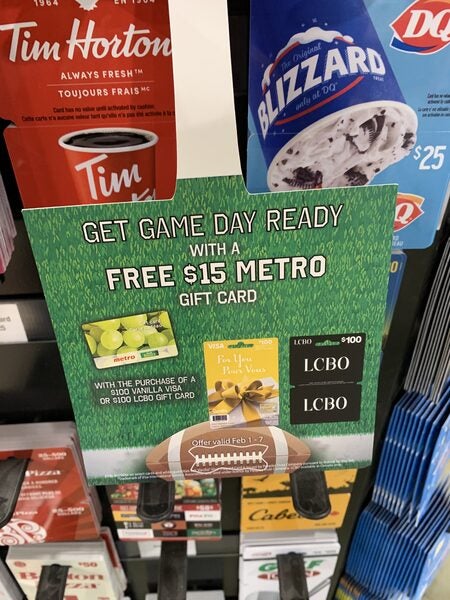 [Metro] [Food Basics] Get a $15 Metro Gift Card w/ purchase of $100 ...