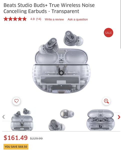 [The Source] Beats Studio Buds+ True Wireless Noise Cancelling Earbuds ...