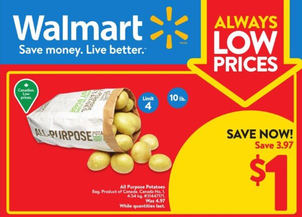 [Walmart] 10 lb Bag of Potatoes - $1 (Ontario) - Page 4 - RedFlagDeals ...