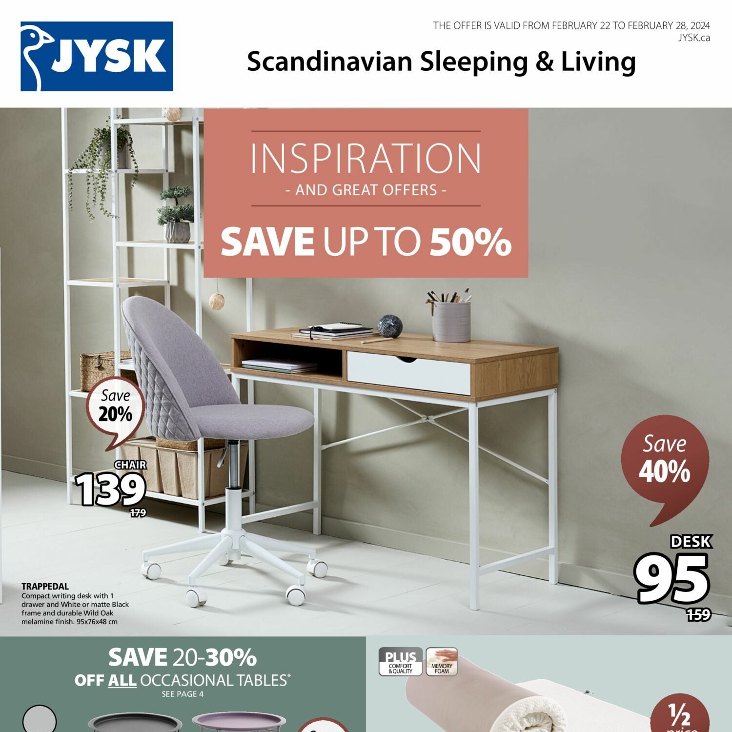 JYSK Weekly Flyer - Weekly Deals - Feb 22 – 28 - RedFlagDeals.com
