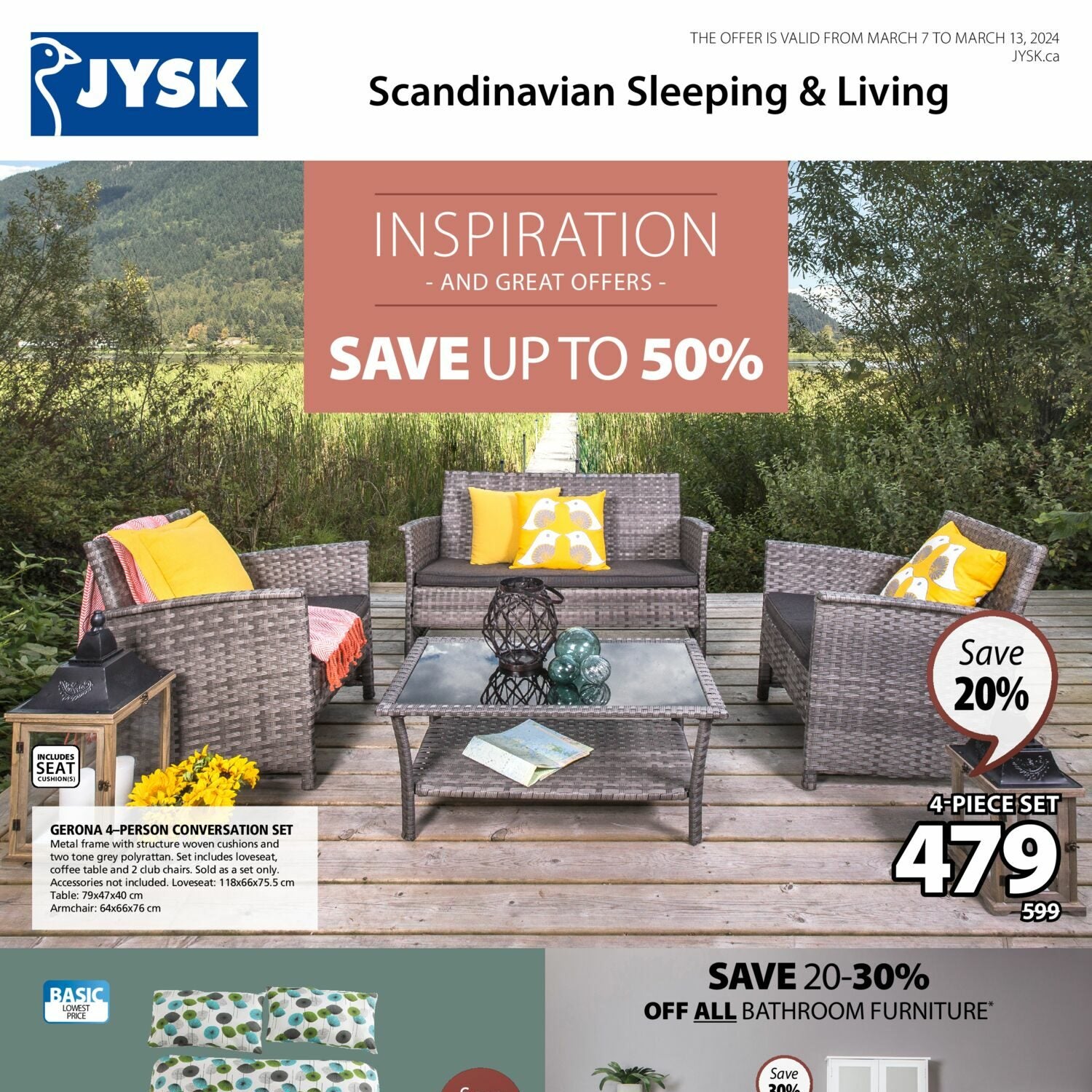 JYSK Weekly Flyer - Weekly Deals - Mar 7 – 13 - RedFlagDeals.com