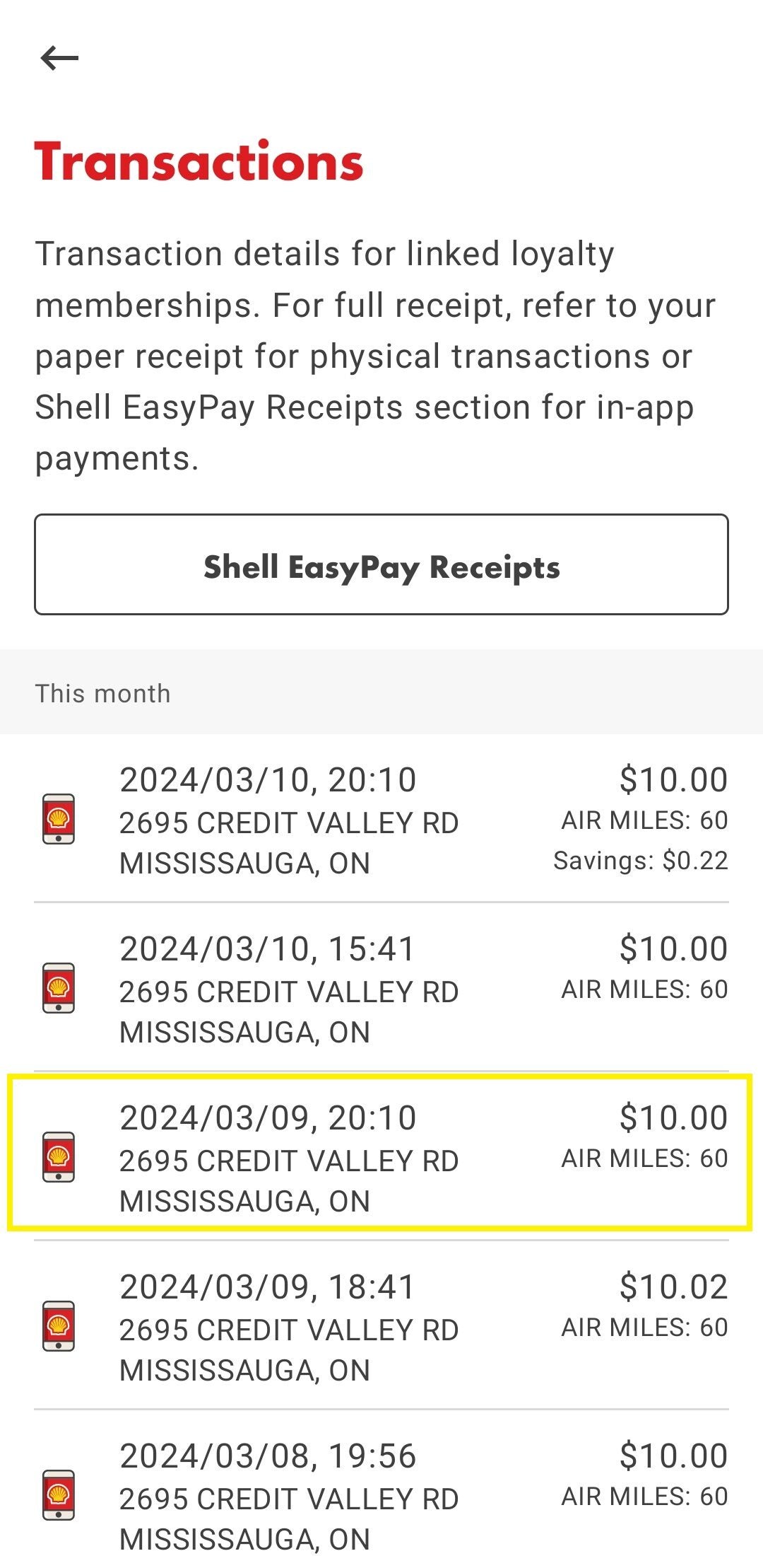 [Shell] [Air Miles] MASSIVE Redemption Offer: Get 50 BAMs When You ...