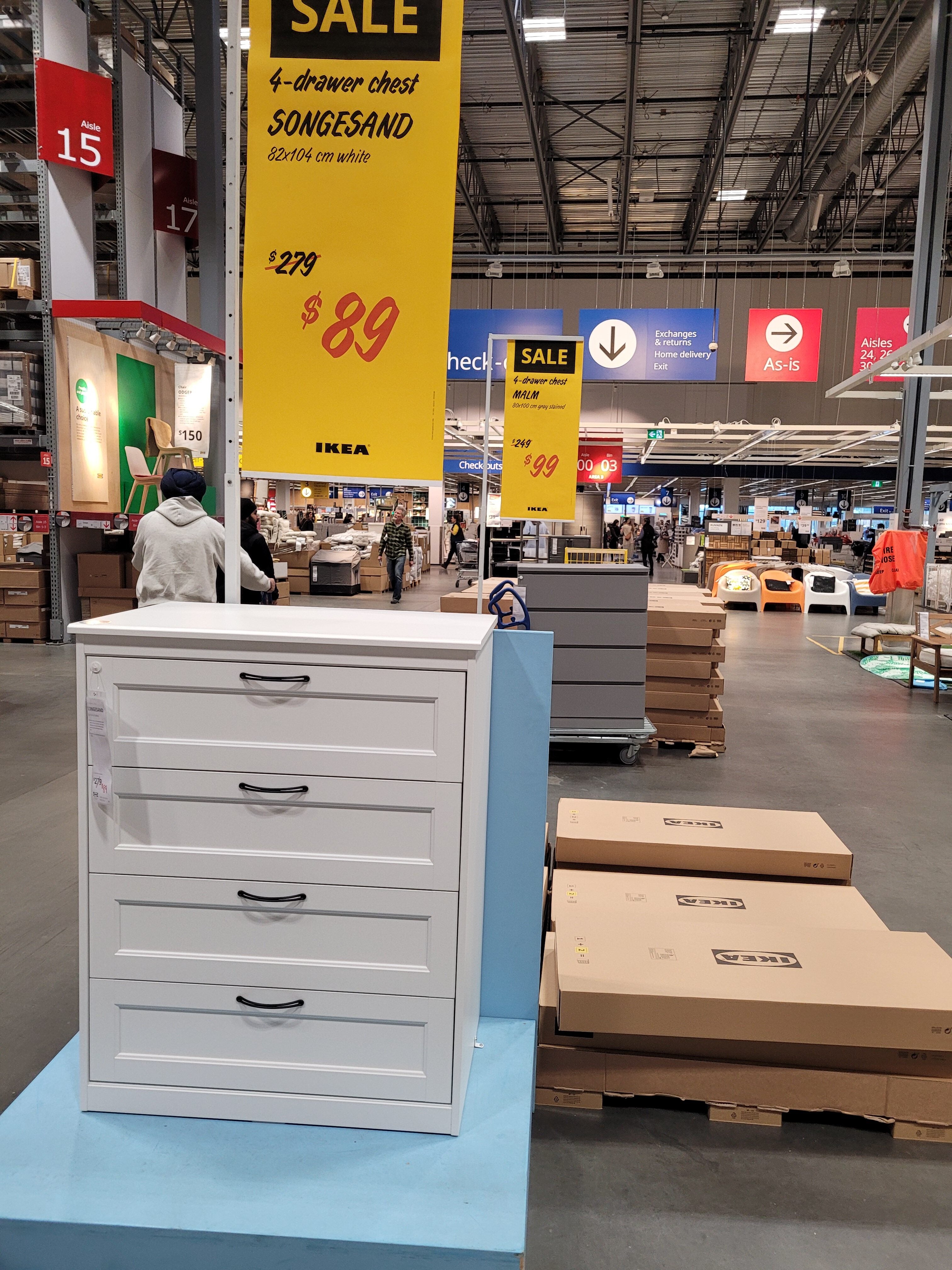 [IKEA] [YMMV] In store only Coquitlam - IKEA MALM 4 drawer chest $99 3 ...
