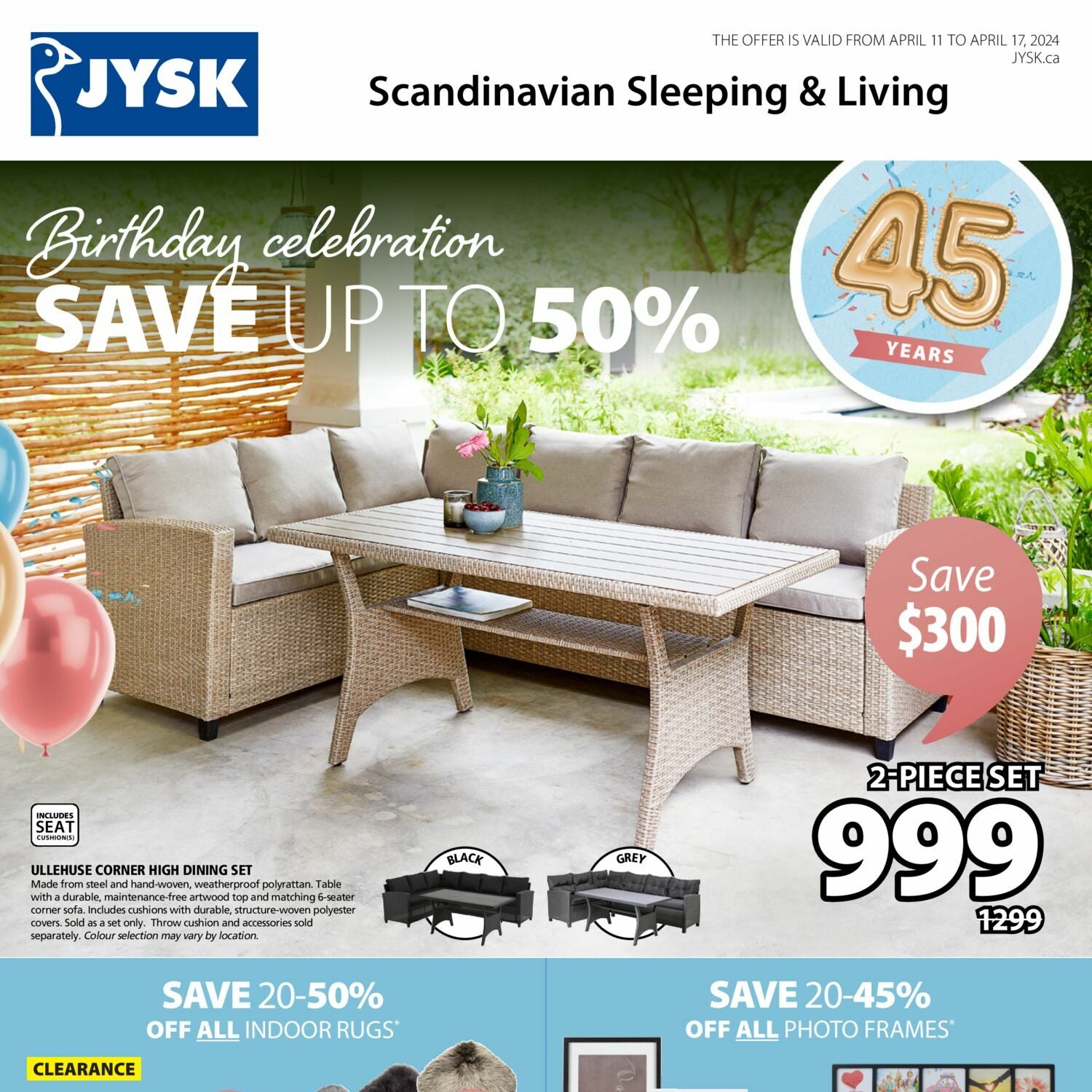 JYSK Weekly Flyer - Weekly Deals - Birthday Celebration - Apr 11 – 17 ...
