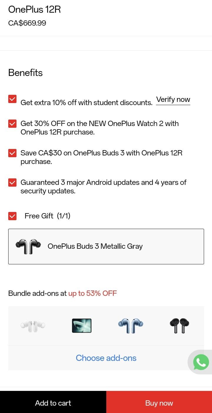 [OnePlus] OnePlus 12R starting at $669 + $150 trade-in credit ANY PHONE ...