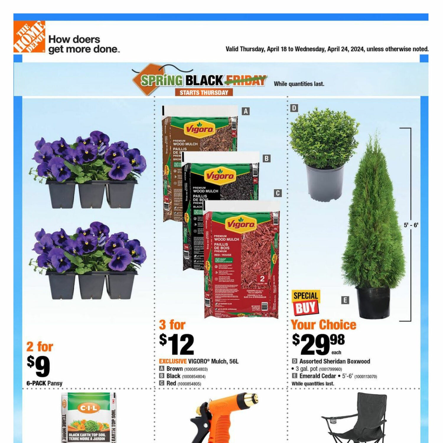 Home Depot Weekly Flyer - Weekly Deals - Spring Black Friday (ON) - Apr ...