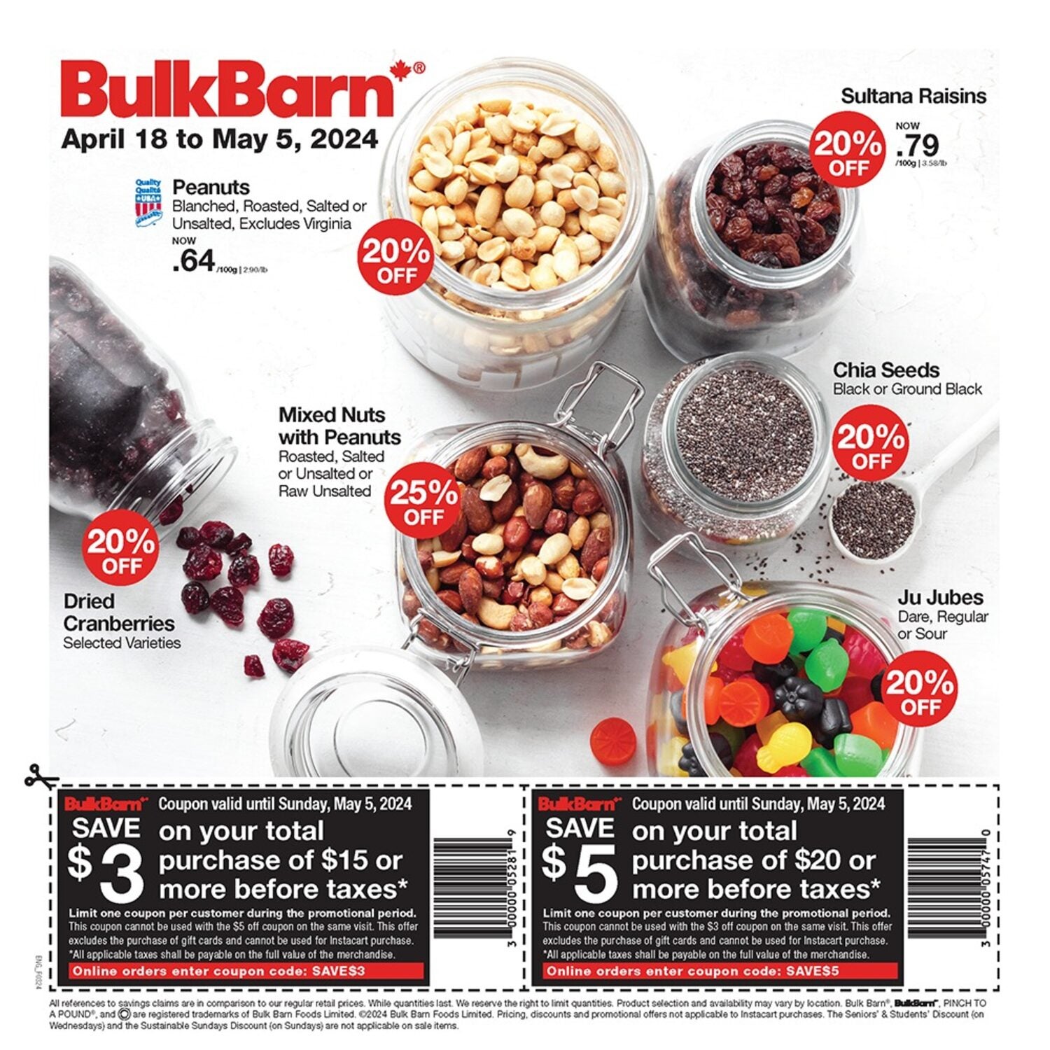 Bulk Barn Weekly Flyer - Weekly Deals - Apr 18 – May 5 - RedFlagDeals.com