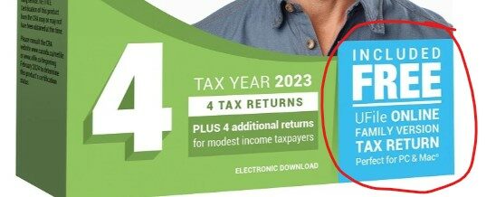 [Staples] UFile 2023 - 4 Tax Returns $21.99 - $5 (YMMV shipping dropoff ...