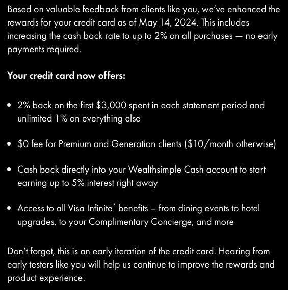 Wealthsimple Prepaid Mastercard - Page 93 - RedFlagDeals.com Forums