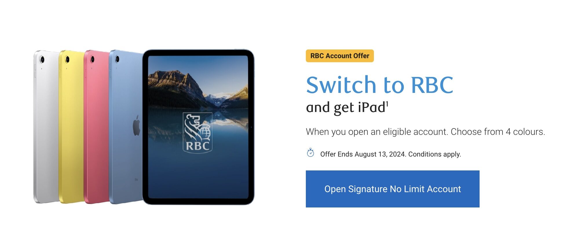 [Royal Bank] Switch to RBC and Get iPad ($499) - Offer for new clients ...