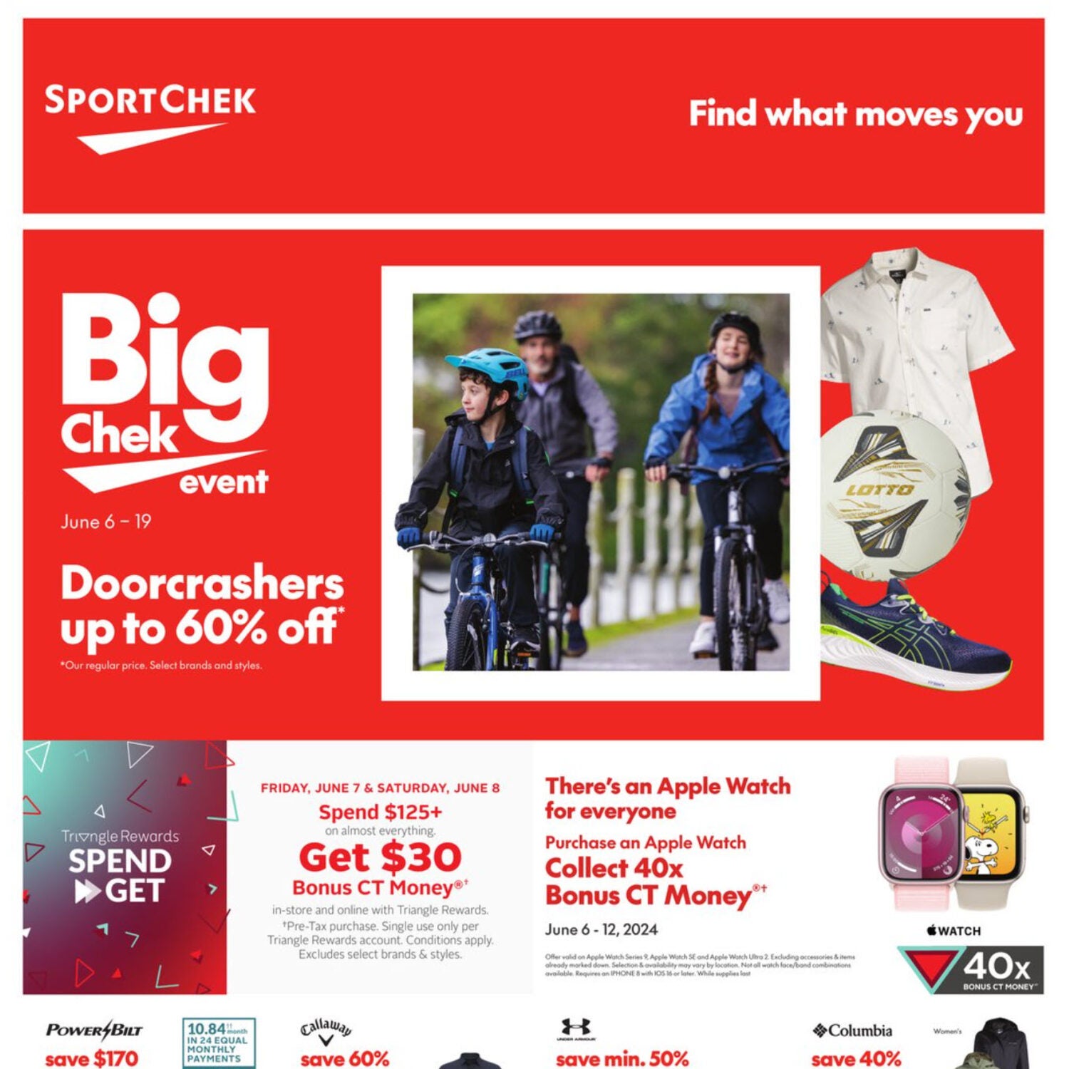 Sport Chek Weekly Flyer - Big Chek Event - Jun 6 – 19 - RedFlagDeals.com