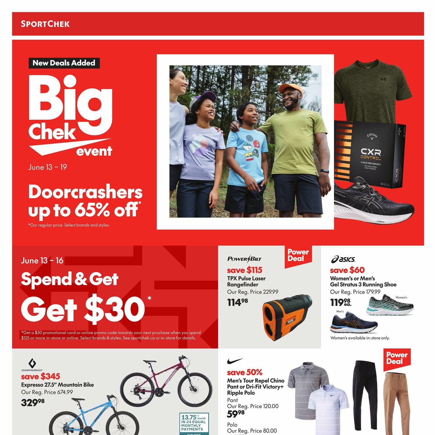 Sport Chek Weekly Flyer - Weekly Deals - Big Chek Event - Jun 13 – 19 ...