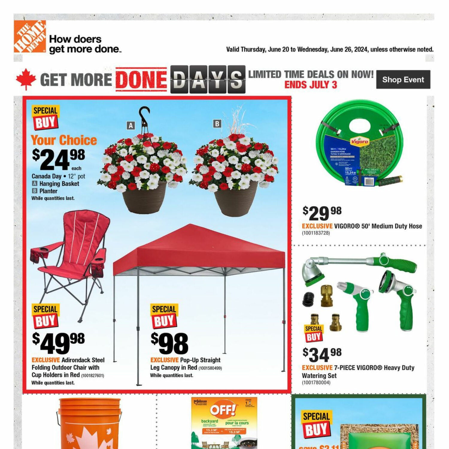 Home Depot Weekly Flyer - Weekly Deals - Get More Done Days (MB) - Jun ...