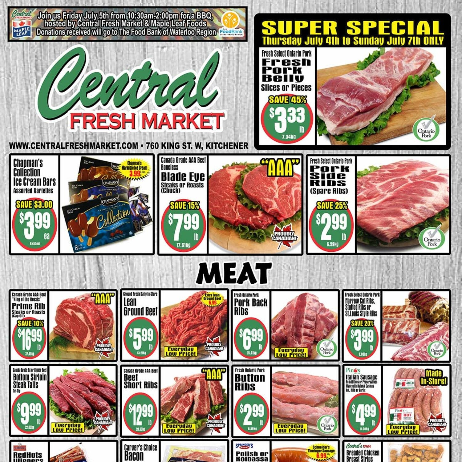 Central Fresh Market Weekly Flyer - Weekly Specials - Jul 4 – 11 ...