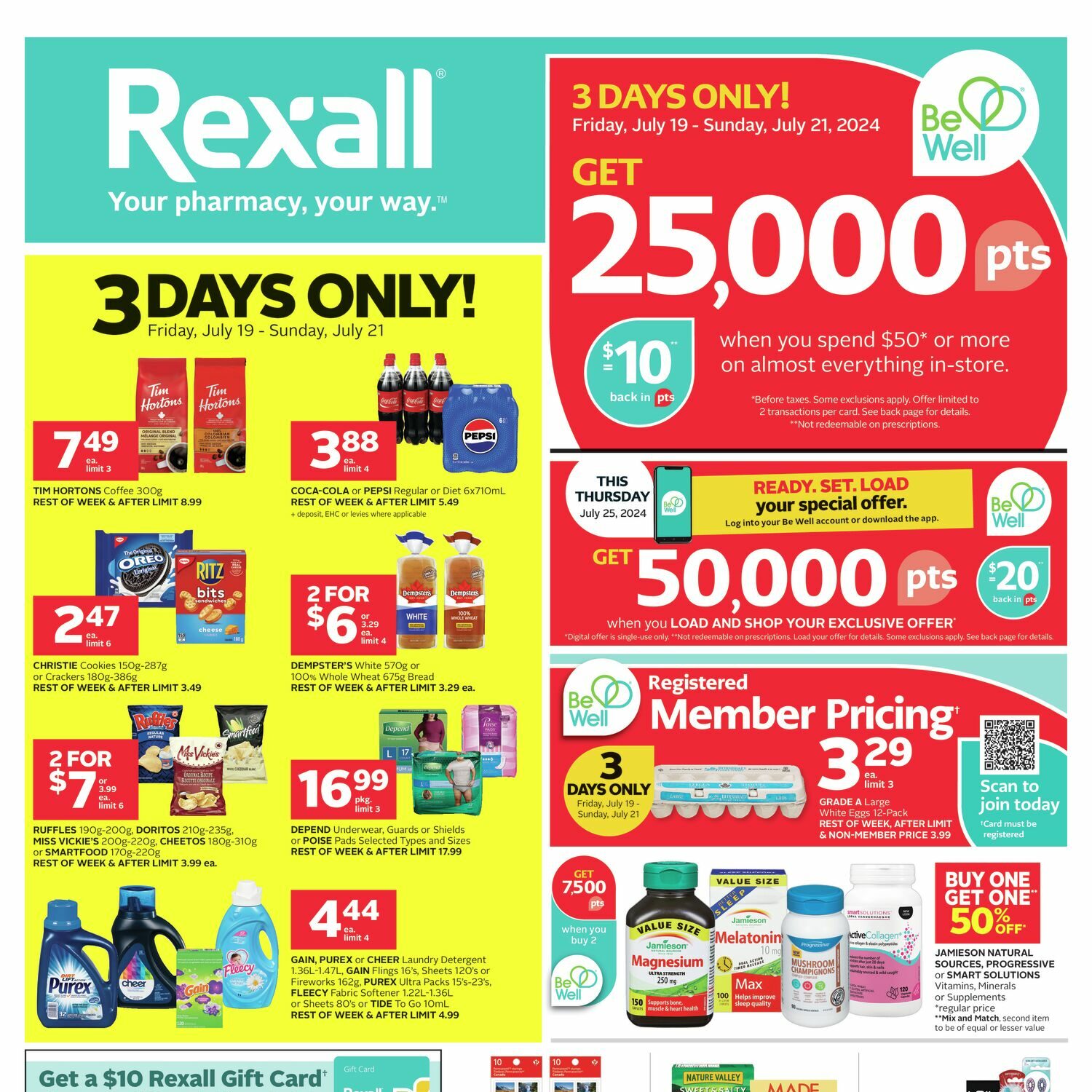 Rexall Weekly Flyer - Weekly Savings (AB) - Jul 19 – 25 - RedFlagDeals.com