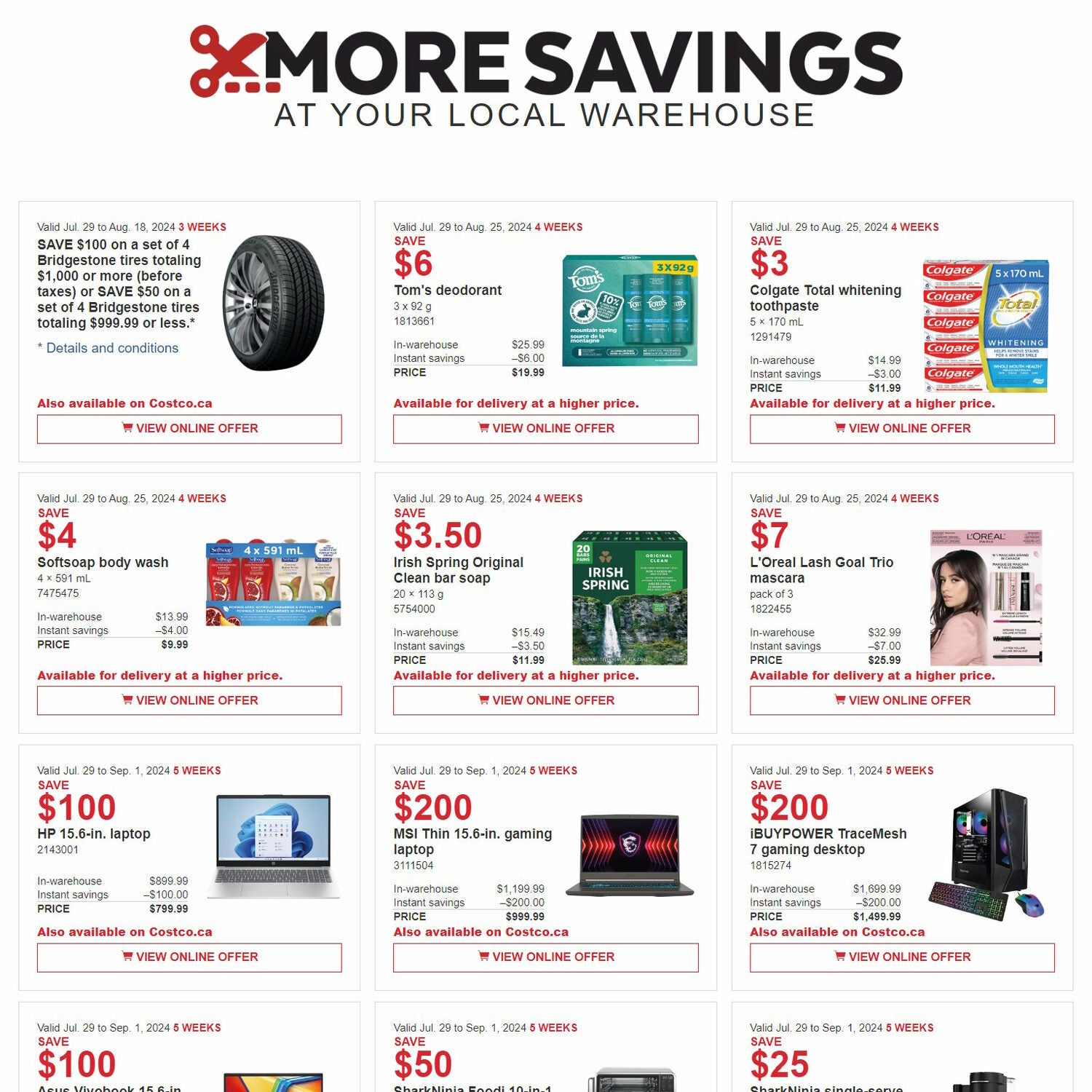 Costco Weekly Flyer - More Savings - Aug 25 – Sep 1 - RedFlagDeals.com