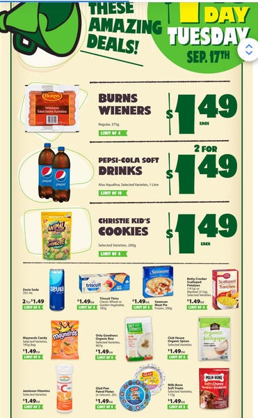 [Save On Foods] $1.49 Day Tuesday September 17 - RedFlagDeals.com Forums
