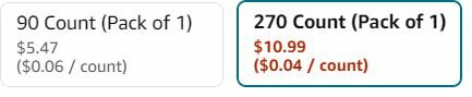 [Amazon.ca] $7.99 for 270 Count Ziplock Bags ($3 off coupon ...
