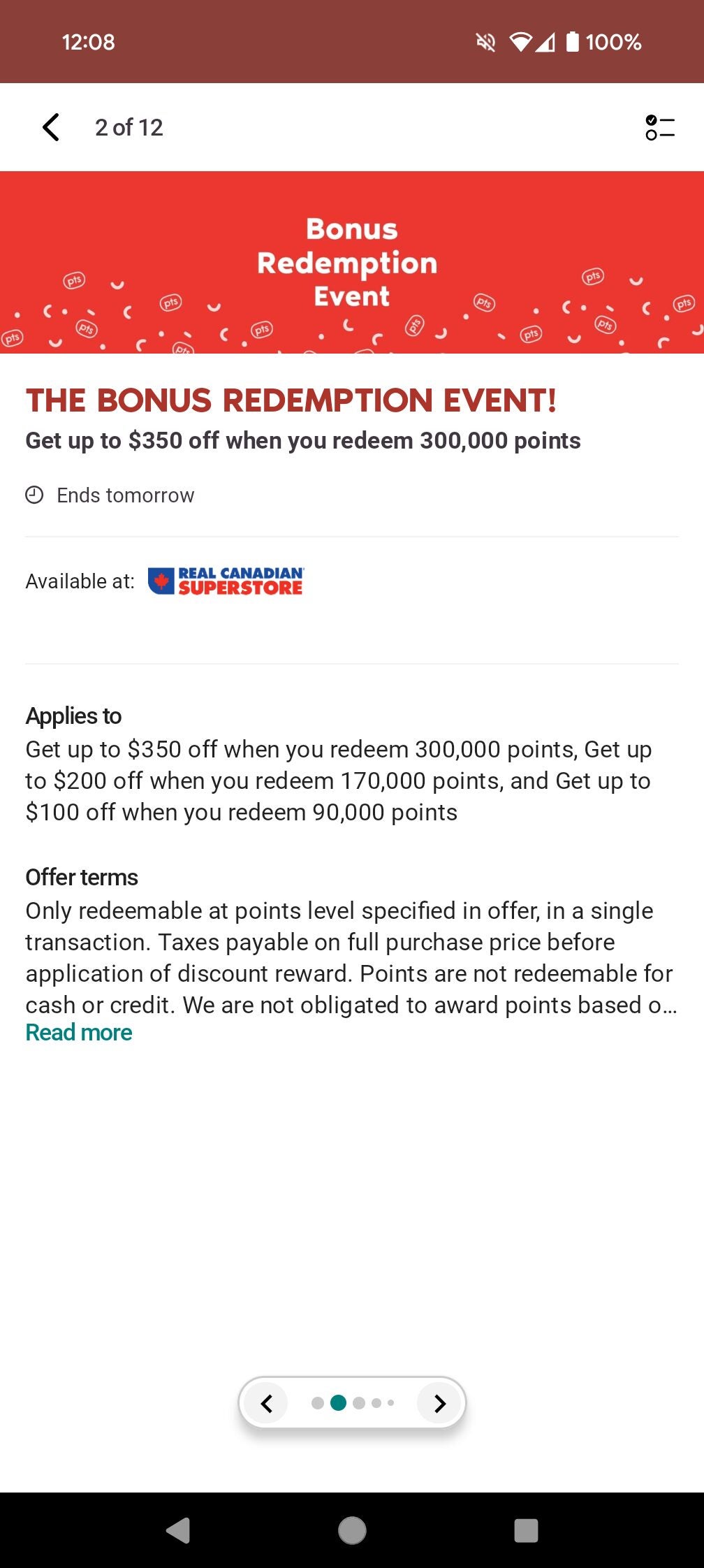 [Real Canadian Superstore] PC Optimum Bonus Redemption (Sept. 24-25 ...