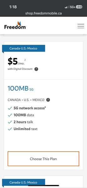 [Freedom Mobile] $5/month Unlimited Talk/Text 1GB Data - Add a Line ...