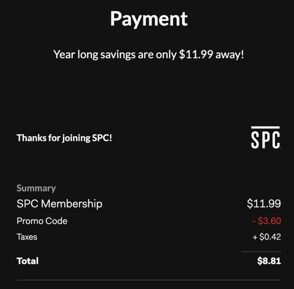[SPC Card] SPC Card $8.39 for a year (30% off) - RedFlagDeals.com Forums