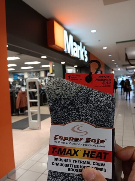 [Mark's] Free pair of Copper Sole T-Max Heat Socks for Triangle Members ...