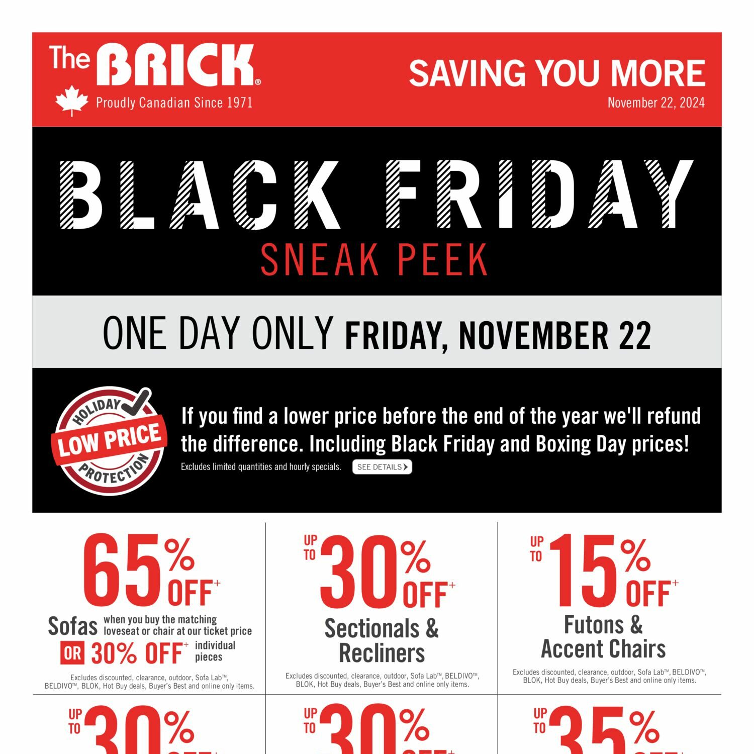 The Brick Weekly Flyer - Black Friday Sneak Peek - Nov 22 – 22 ...