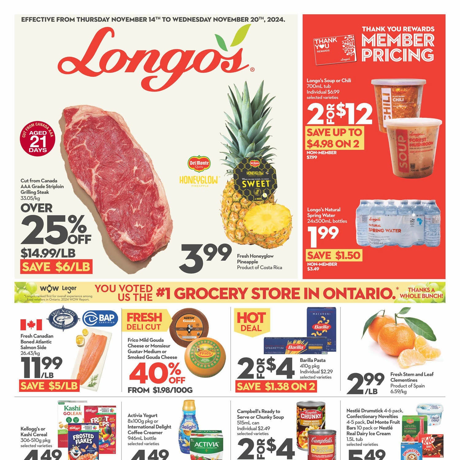 Longos Weekly Flyer - Weekly Savings - Nov 14 – 20 - RedFlagDeals.com