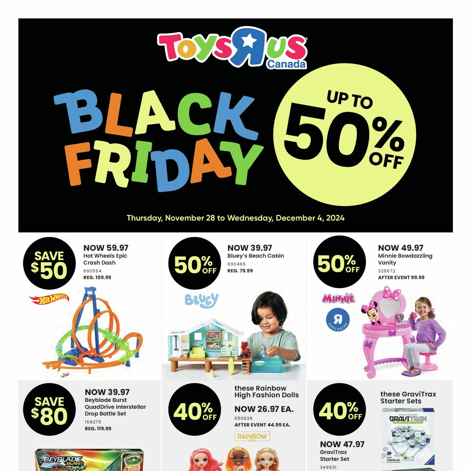 Toys R Us Weekly Flyer - Weekly Deals - Black Friday Sale - Nov 28 ...
