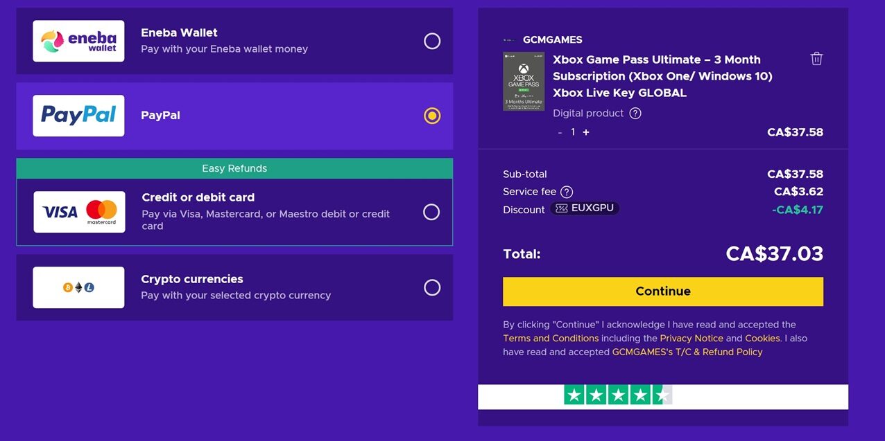 [Eneba] Xbox Game Pass Ultimate: 3-Month Membership (Digital Code ...