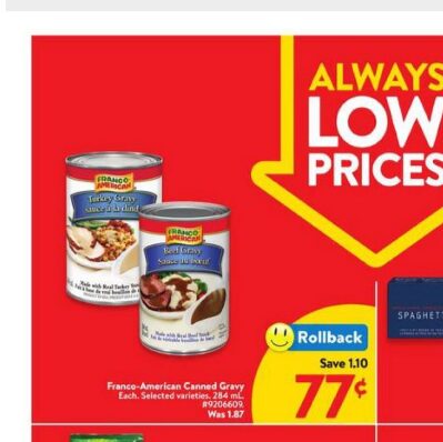 [Walmart] [Black Friday] Walmart ON Franco-American Canned Gravy 77 ...