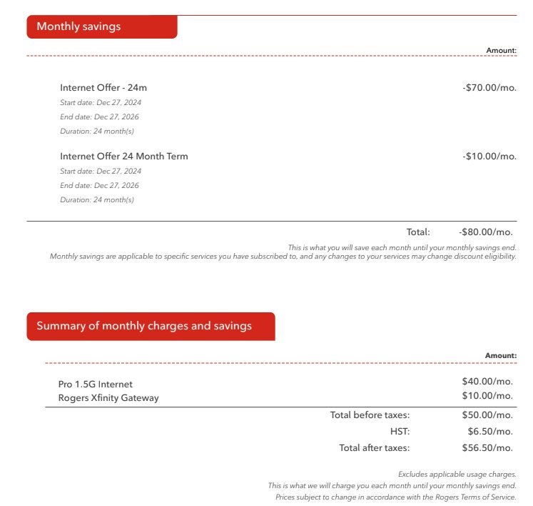 [Rogers] [Black Friday] Rogers Ignite Internet 1.5 Gbps $50 for 24 mo ...