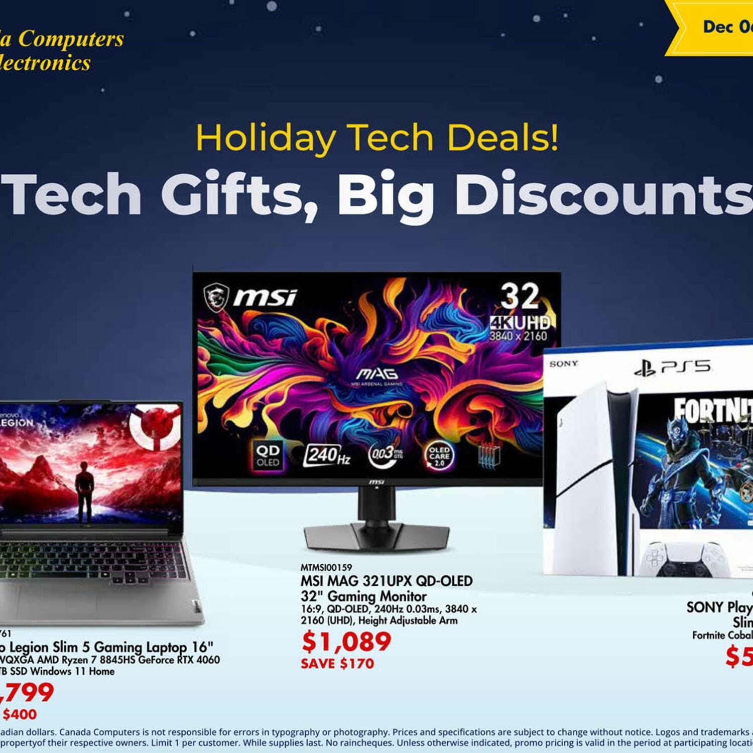 Canada Computers Weekly Flyer - Weekly Deals - Dec 6 – 12 ...