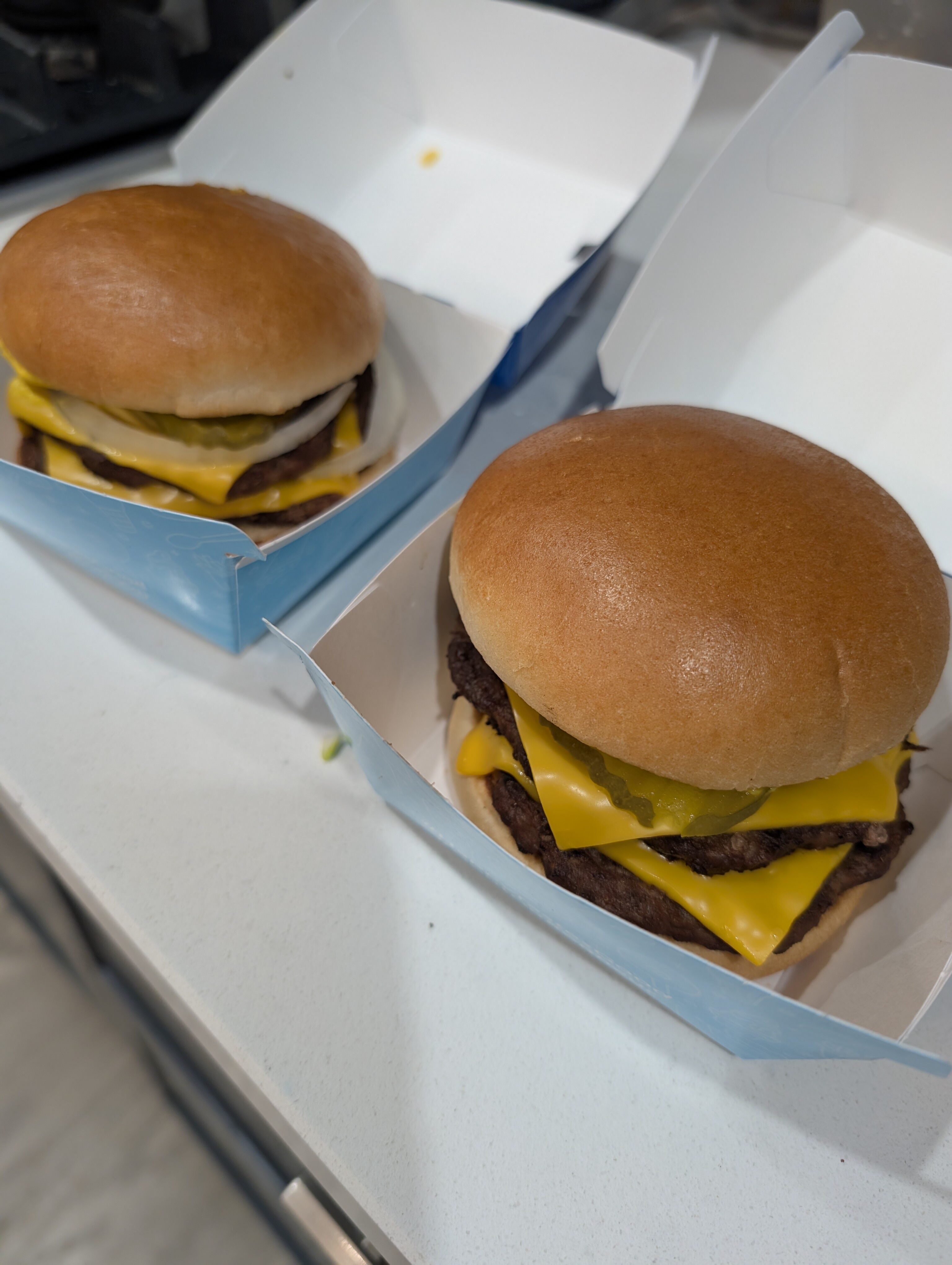 [Dairy Queen] 2 for $6 Single or 2 for $8 Double Original Cheesebugers ...