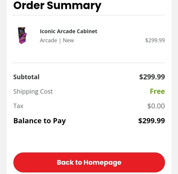 [Gamestop.ca] Iconic Arcade products from GameStop - $50 console, $250 ...