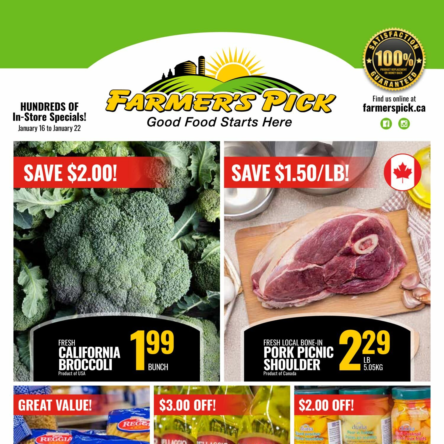 Farmers Pick Weekly Flyer - Weekly Specials - Jan 16 – 22 ...