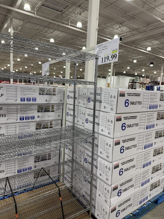 [Costco] Seville Classics 6 Tier NSF Steel Wire Shelving Rack 119$ (30 ...