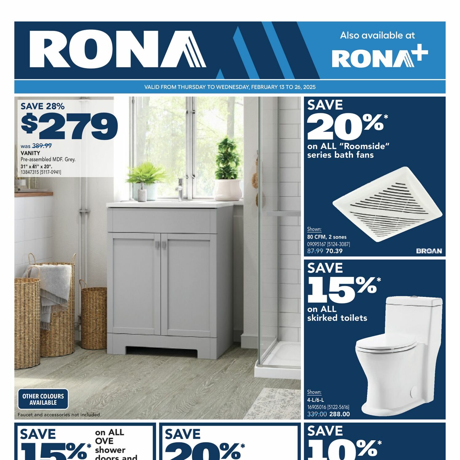 Rona Weekly Flyer - Weekly Deals (West) - Feb 13 – 19 - RedFlagDeals.com
