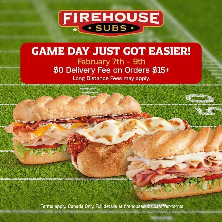[Firehouse Subs] Feb 3-9: Name of The Day - BOGO Any Sub; Feb 7-9: $0 ...