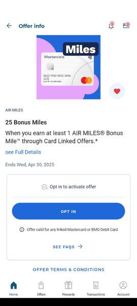 [Air Miles] 25 Air Miles When you earn at least 1 AlR MILES® Bonus Mile ...