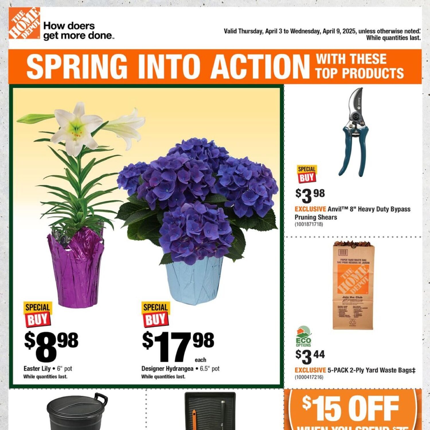 Home Depot Weekly Flyer - Weekly Deals - Spring Into Action (ON) - Apr ...