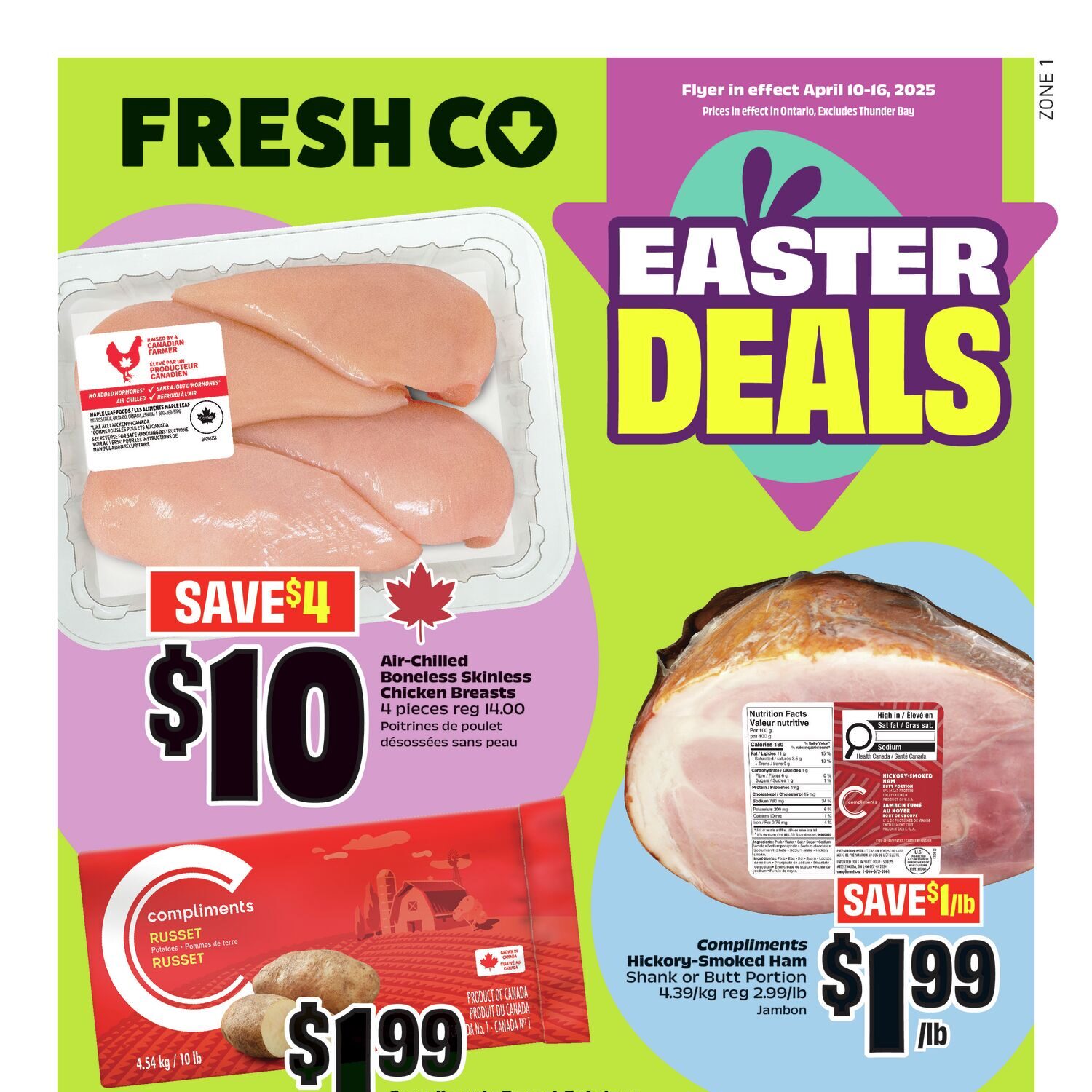 Fresh Co Weekly Flyer - Weekly Savings - Easter Deals (ON) - Apr 10 ...