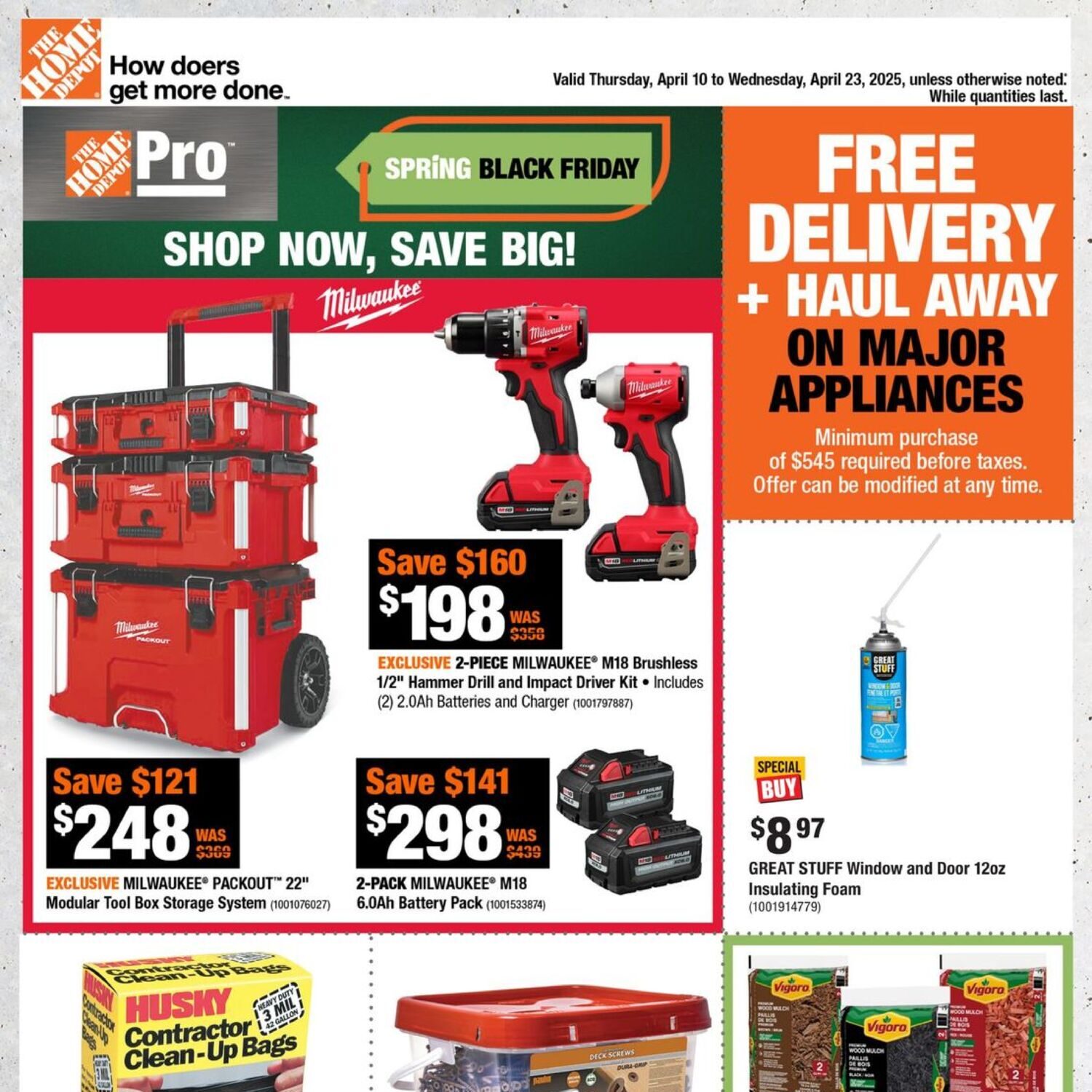 Home Depot Weekly Flyer - Weekly Deals - Spring Black Friday Event (BC ...