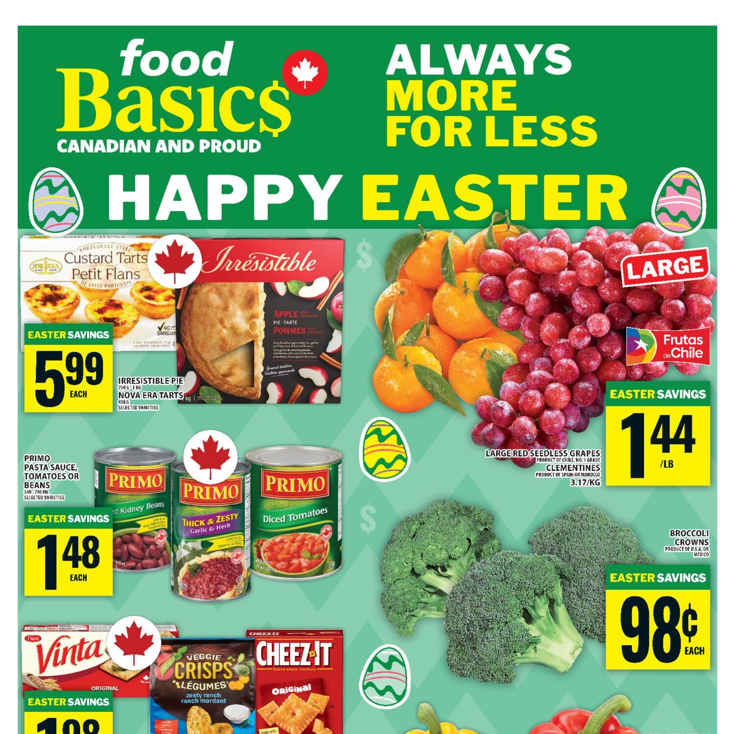 Foodbasics Weekly Flyer - Weekly Savings - Happy Easter (Toronto/GTA ...