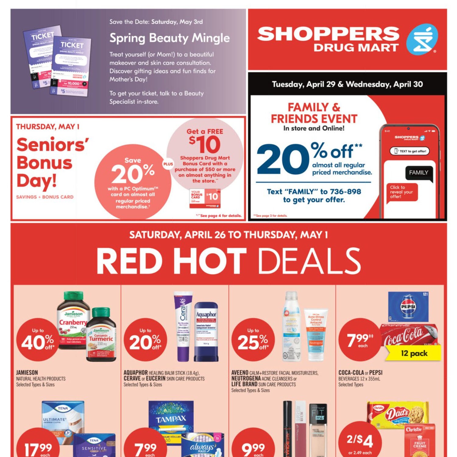 Shoppers Drug Mart Weekly Flyer - Weekly Savings (AB & SK) - Apr 26 ...